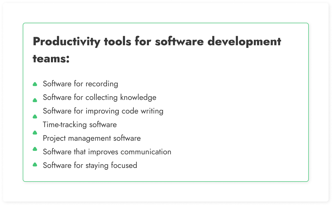 Productivity Tools for Software Development Teams in 2022 – JadeALM